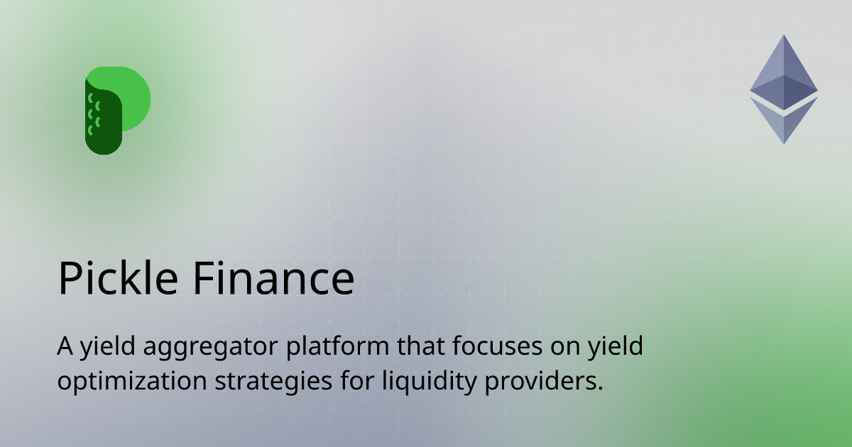 Pickle Finance: Overview, Reviews, Related Apps & FAQs