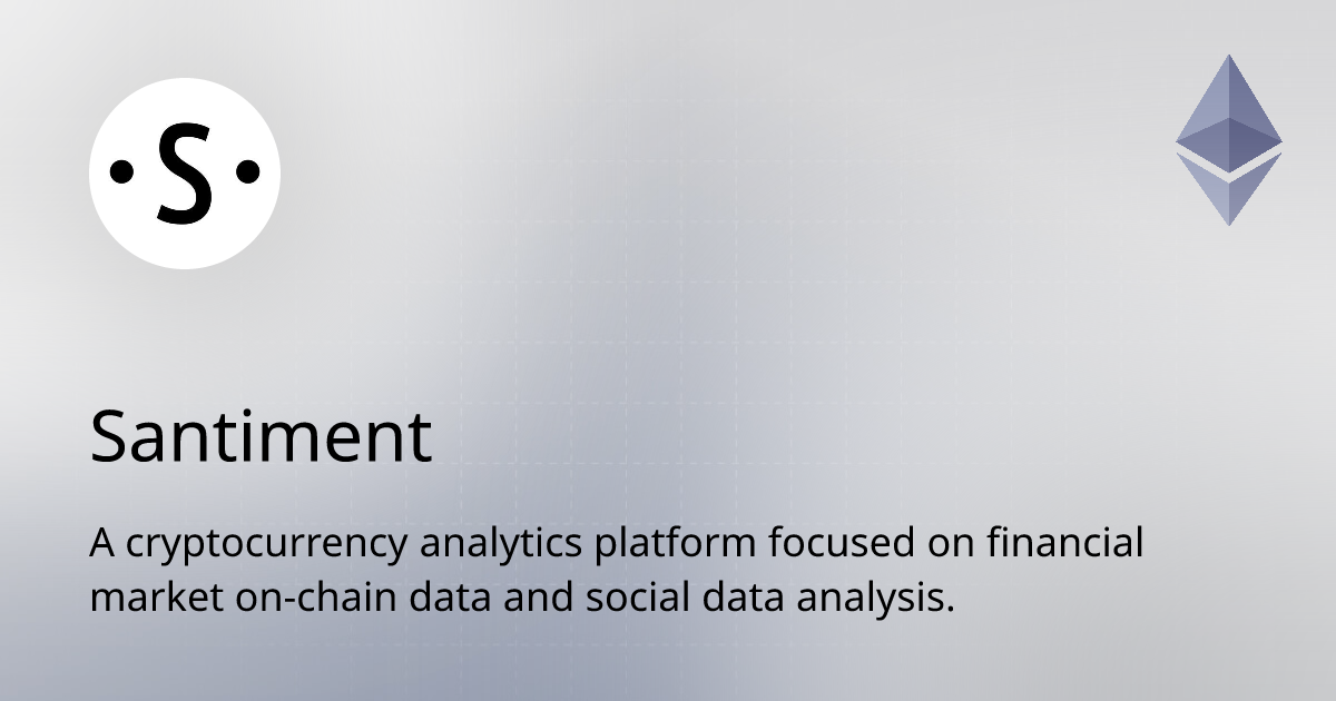 Santiment: Overview, Reviews, Related Apps & FAQs
